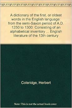 Dictionary of the First or Oldest Words in the English Language: Amazon ...