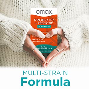 Omax 3 Boxes Probiotic + Prebiotic Supplement Pills, 50 Billion CFU, 10 ...