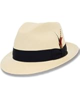 DelMonico Boater Straw Hat at Amazon Men’s Clothing store: