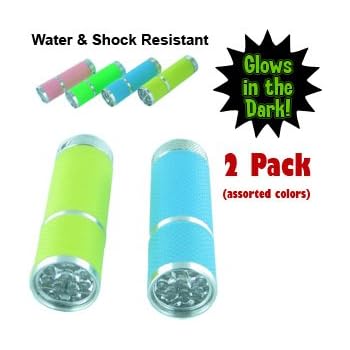 Amazon.com: Glow in the Dark, Water Resistant Rubber Coated Body Super ...