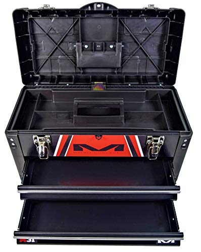 Matrix Concepts M31 Auto-Locking Aluminum 2 Drawer Toolbox with Sticker ...