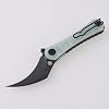 SHIELDON Scythe Folding Knife 2.55" Diamond Like Coating 154CM Steel ...