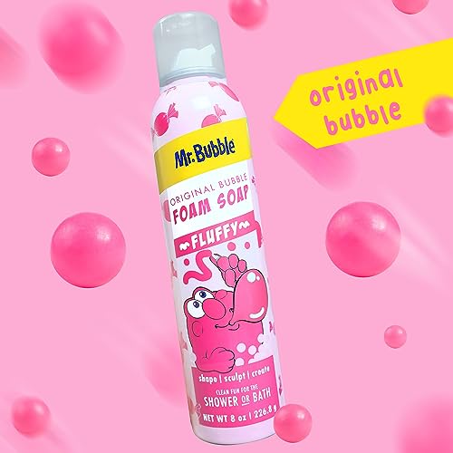 Mr. Bubble Twin Pack Foam Soap - Sculpt And Draw In The Tub; Soft ...