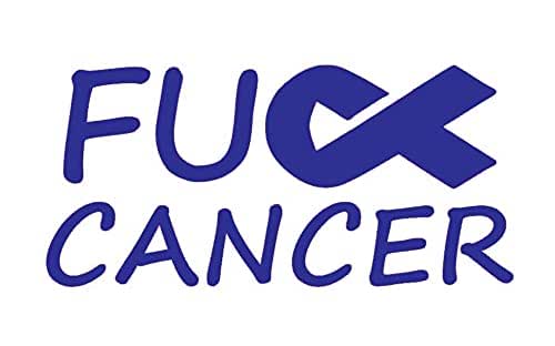 Amazon.com: FU Cancer Decal, Cancer Decal, Cancer Sucks, I Hate Cancer ...