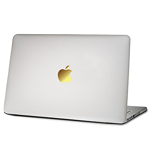 Set Of 6 Different Size Metal Gold Apple Logo Sticker Sticker Vinyl set-of-6-different-size-metal-gold-apple-logo-sticker-sticker-vinyl