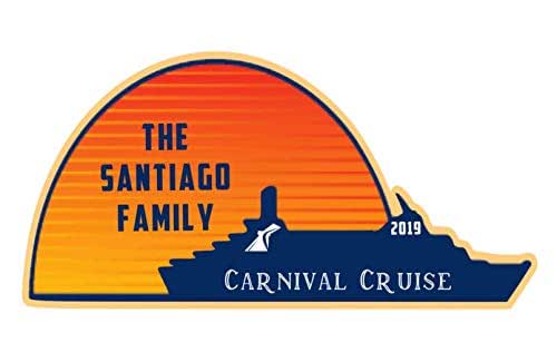 Amazon.com: Personalized Sunset Cruise Door Magnet. Carnival Cruise ...