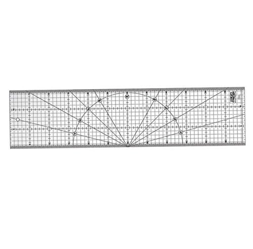 Olfa MQR-15x60 Patchworklineal Maßeinteilung, 15 x 60 cm, 6 x 24 inch: Amazon.de: Küche & Haushalt