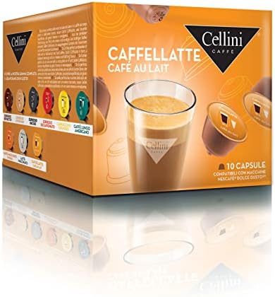 Cellini coffee compatible Nescafé® Dolce Gusto®* CAFFELLATTE x10 price ...
