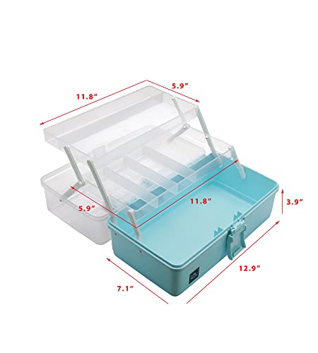 3 Layers Plastic Portable Storage Box, Multipurpose Organizer and ...