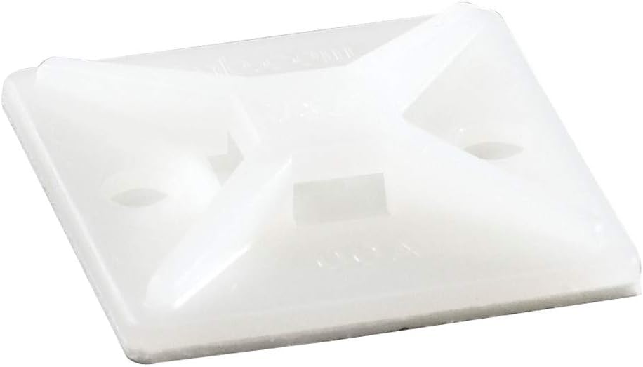 Amazon.com: Ty-Rap TC5345A Cable Tie Mounting Base, 4-Way, Adhesive ...