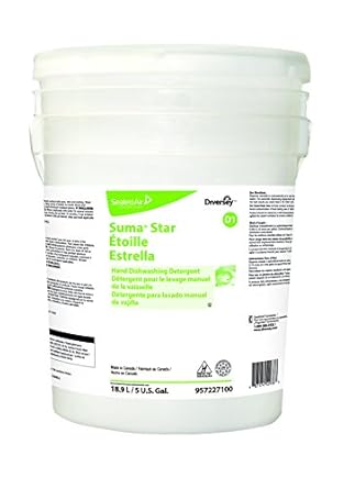 Amazon.com: Diversey Suma Star D1 Hand Dishwashing Detergent (5-Gallon ...