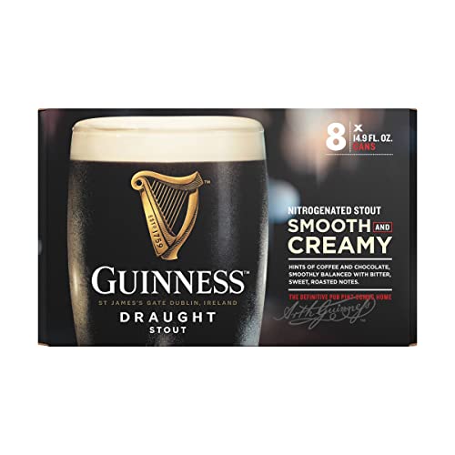 Guinness, Draught, 8pk, 14.9 Fl Oz Cans in Oman | Whizz Ale