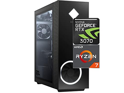 Amazon.com: 2021 Newest HP OMEN 30L Gaming Desktop PC, AMD 8-Core Ryzen 7 5800X(Up to 4.7GHz ...