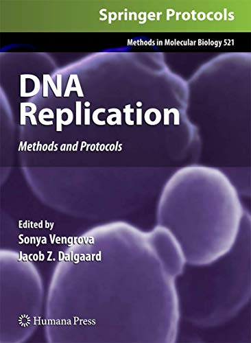 Amazon.com: DNA Replication: Methods and Protocols (Methods in ...
