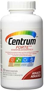 Centrum Adults Forte Essentials (250 Count) Easy to Swallow ...
