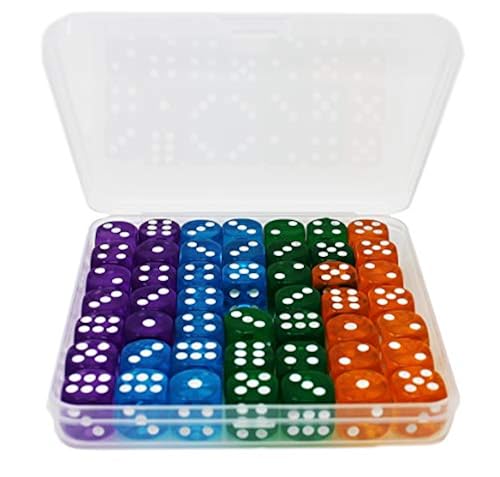 Dice Box, 4 Dice Storage Containers That Fit up to 19mm Dice Including ...