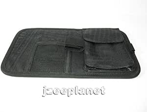 Amazon.com: STEALTH BLACK SUN VISOR ORGANIZER POUCH FOR VALENTINE ONE ...