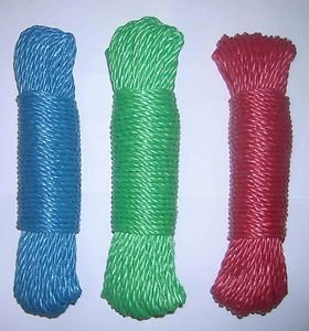 STRONG 30M 100ft WASHING CLOTHES LINE ROPE GARDEN DRYER LAUNDRY: Amazon ...