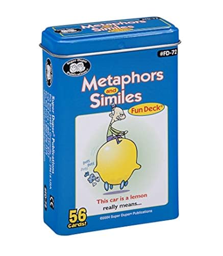 Super Duper Publications | Metaphors & Similes Fun Deck | Figurative ...
