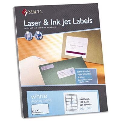 Mua MACO Printable Labels for Shipping - Laser/Ink Jet Compatible ...