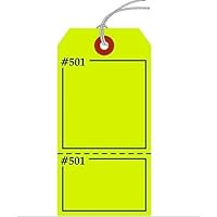 Amazon.com : Claim Check/Tag, Numbered 2 Places, 5.75" x 2.875", Manila ...