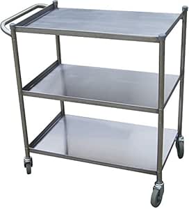 Amazon.com: TBUS2133 21 X 33 X 33.5 304 Stainless Steel Bus Cart with ...