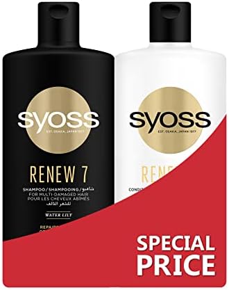 Syoss Renew 7 Shampoo + Conditioner, 500 ml price in UAE | Amazon UAE | kanbkam
