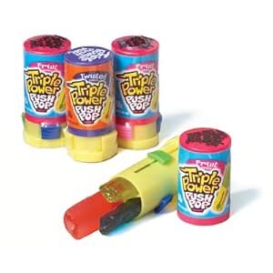 Amazon.com : Triple Power Push Pop:16 Count by Push Pops : Candy ...