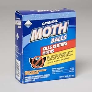 Amazon.com: MOTH BALLS 4 OZ BOXED ORIGINAL # MB-198-24, Case Pack of 24 ...