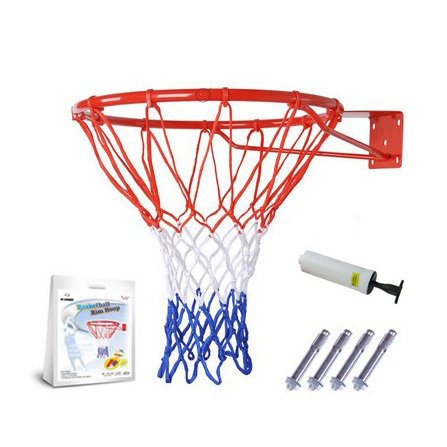 Crystals 45cm Standard Wall Mounted Basketball Goal Hoop Rim Cylinder ...