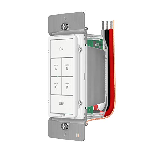 Insteon Smart On/Off 6-Button Keypad, KeypadLinc In-Wall Controller ...