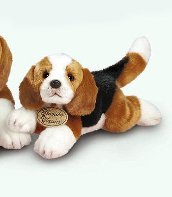 Amazon.com: Beagle Dog Plush Yomiko Classic 11" Realistic Stuffed ...