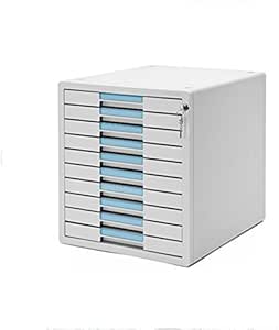 Amazon.com : System-2 Key File Cabinet 10 Drawers Office Home Desk ...