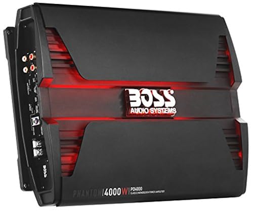 BOSS Audio Systems PD4000 Phantom 4000-Watt, 1, 2, 4 Ohm Stable Class D ...