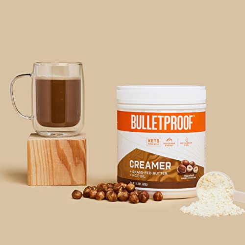 Bulletproof Hazelnut Creamer, 14.8 Ounces, Keto Coffee Creamer with MCT ...