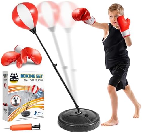 Punching Bag for Kids, Kids Boxing Bag with Stand, 3 4 5 6 7 8 9 10 ...