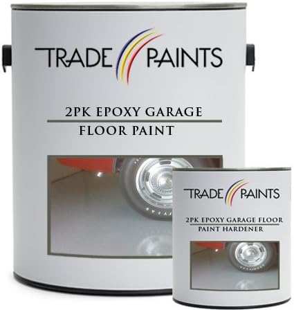 2 Pack Epoxy Garage Floor Paint - 5 litres (Dark Slate Grey BS18B25 ...