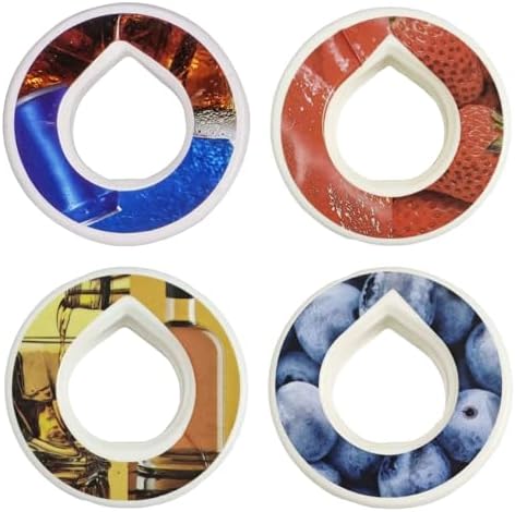 Fruit Flavour Pods, 4 Scented Flavour Capsules for Water Bottles ...