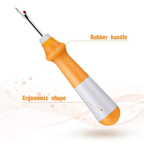 Mudder 5 Pieces Ergonomic Seam Ripper Handy Stitch Ripper Sewing Tool ...
