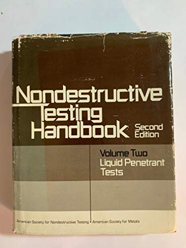 Amazon.com: Nondestructive Testing Handbook, Volume 2: Liquid Penetrant ...
