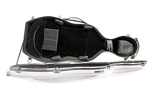 Tonareli Cello-shaped Fiberglass Viola Case w/ Wheels - Pearl VAF1011 ...