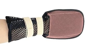 2 Finger Control Mitts Hand Restraints Medical Protection Mittens ...