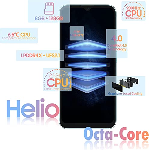 Blackview Unlocked Cell Phone, A95 Phones, 8GB+128GB/SD 1TB Android 11 Unlocked Phones, Octa ...