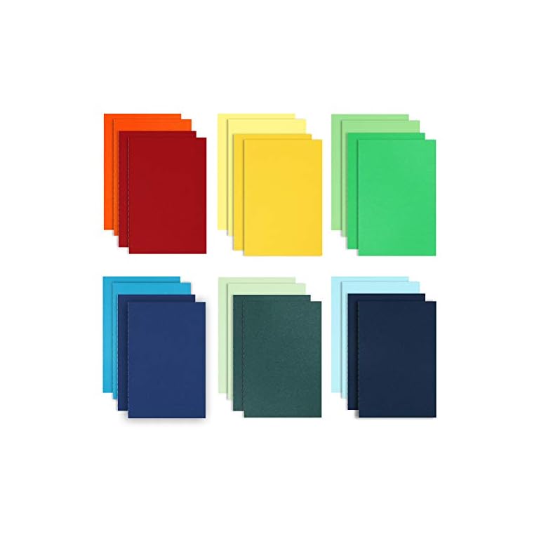 EOOUT 24pcs Colored Journal Notebooks Bulk, 5.5" X 8.5" Ruled Lined ...