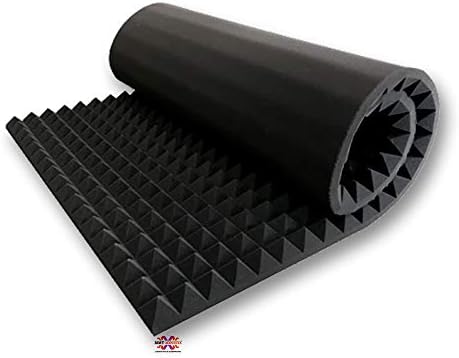MMT Acoustix®️ 1 Roll Pyramid Soundproofing Acoustic Foam (180 x 90 x 5 ...