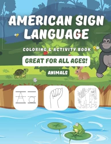 American Sign Language (ASL) Coloring & Activity Book For Kids and ...