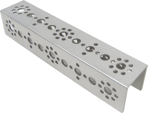 39067 Pitsco Heavy-Duty Aluminum TETRIX Channels, 160mm Length (Pack of 2)