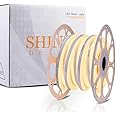 Amazon.com: Shine Decor 50ft 110V-120V Dimmable LED Neon Light, 3000K Cuttable Warm White LED ...