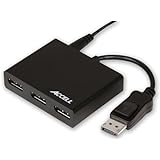 Amazon.com: StarTech.com 3 Port DisplayPort MST Hub - 3 x 4K - DP 1.4 Multi Monitor Splitter for ...