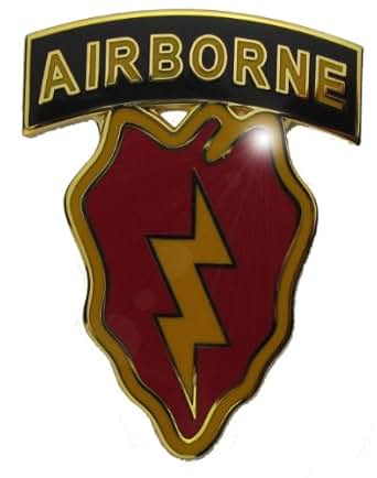 Amazon.com: 25th Infantry Division CSIB with AIRBORNE Tab - Combat ...